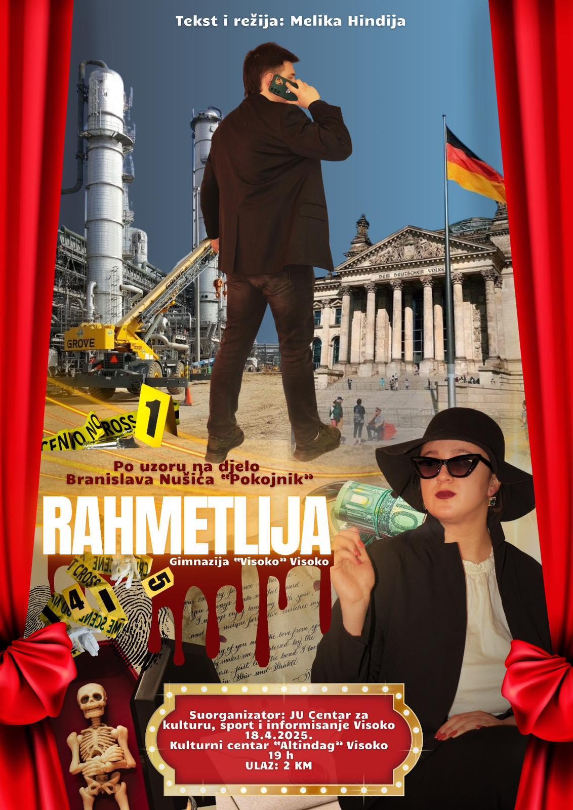 Gimnazijalci iz Visokog nastupaju sa predstavom “Rahmetlija” | Visoko.ba